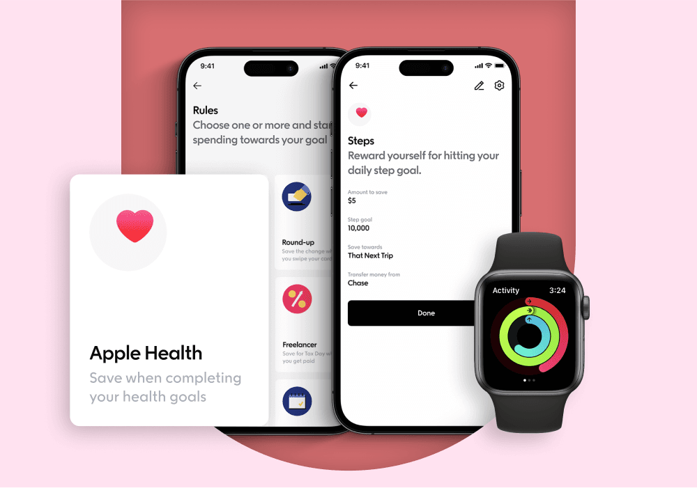 Qapital + Apple Health Rules: Reward your fitness achievements!